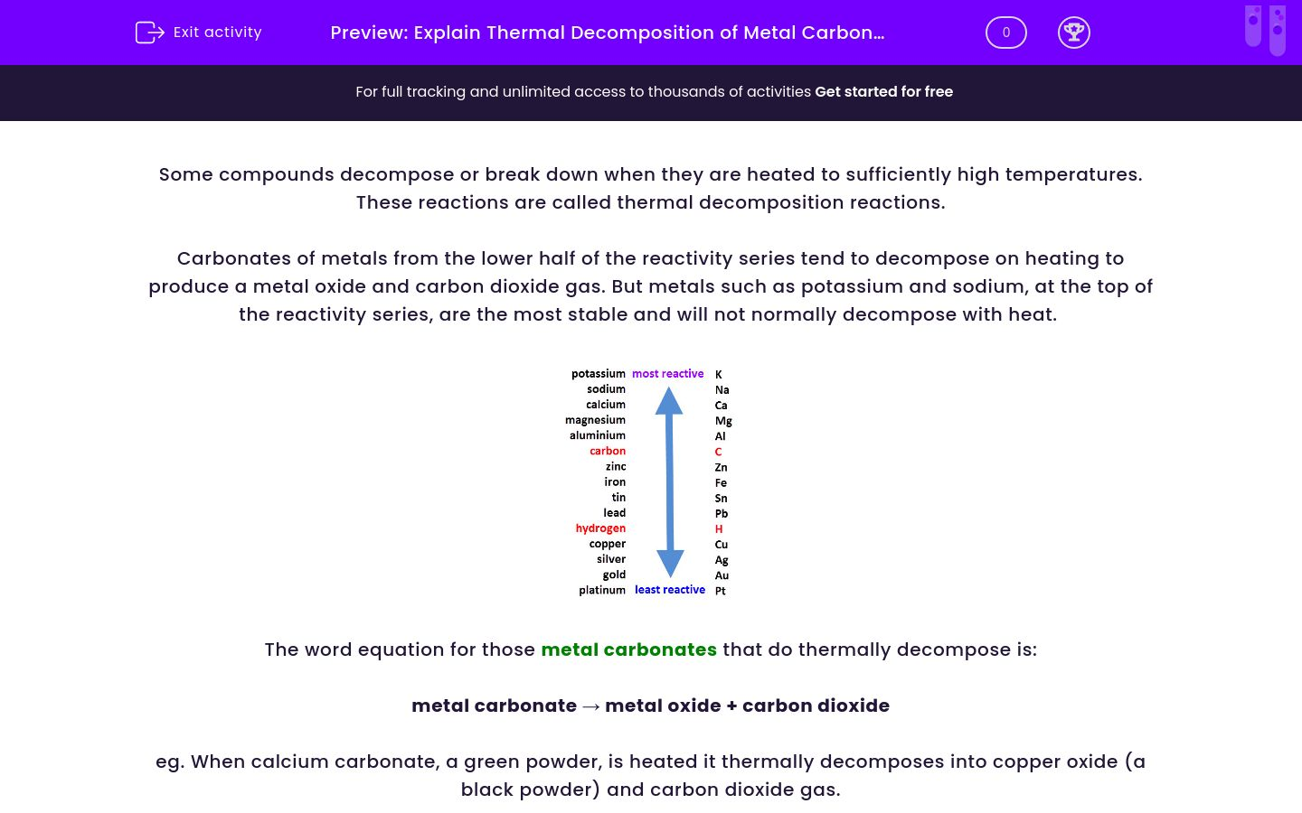 Explain Thermal Decomposition of Metal Carbonates and Metal Hydroxides ...
