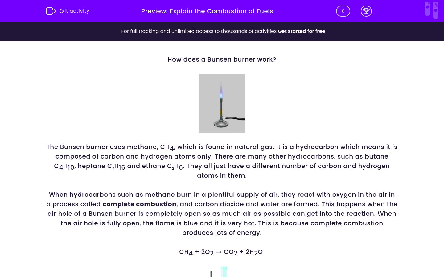 Explain the Combustion of Fuels Worksheet - EdPlace