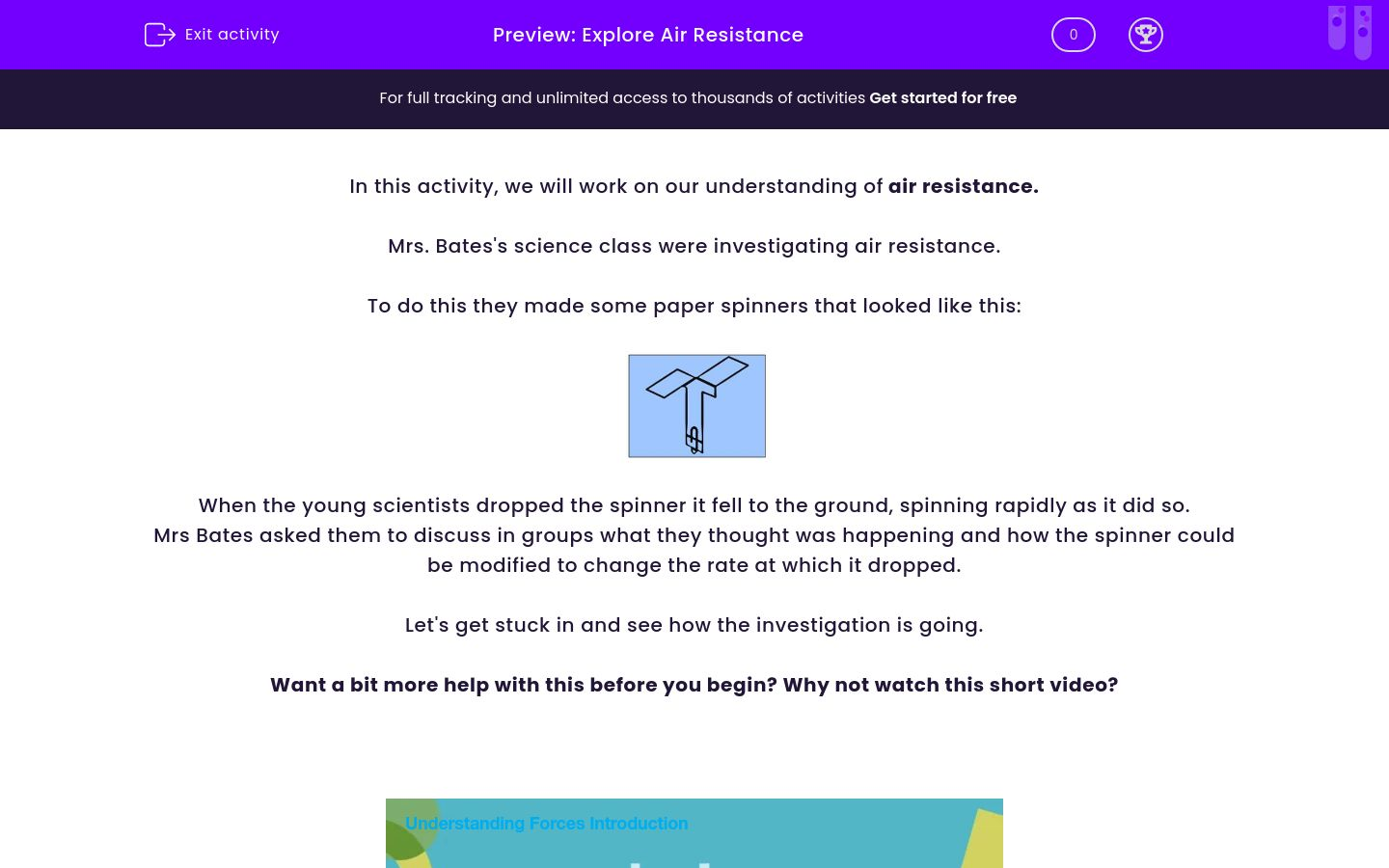 Explore Air Resistance Worksheet - EdPlace