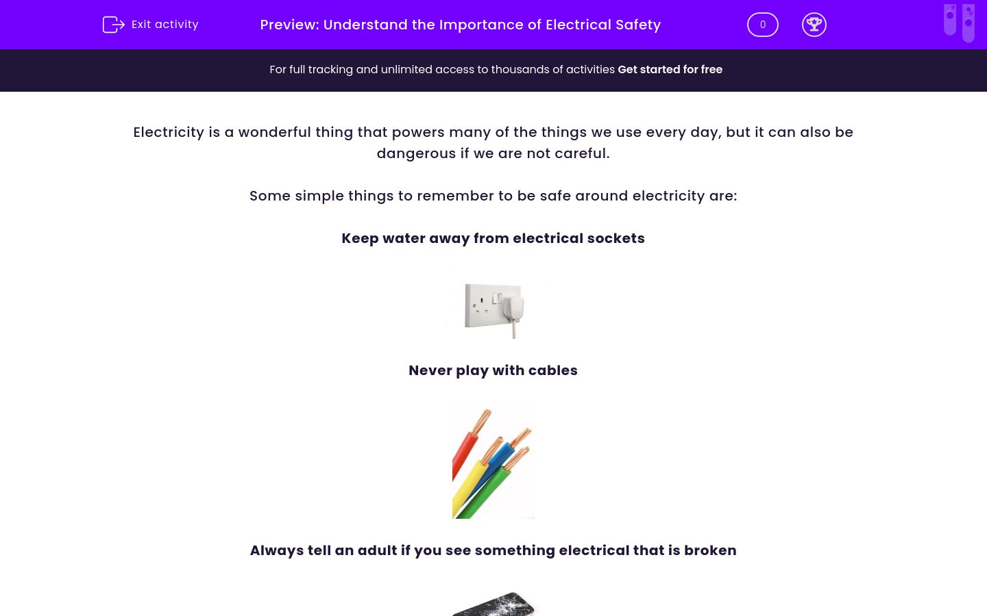 Understand the Importance of Electrical Safety Worksheet - EdPlace