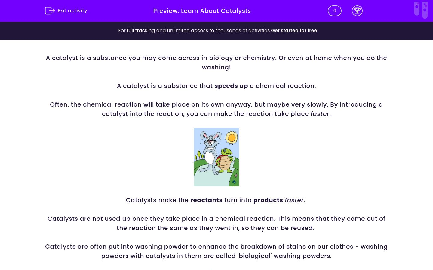 Learn About Catalysts Worksheet - EdPlace