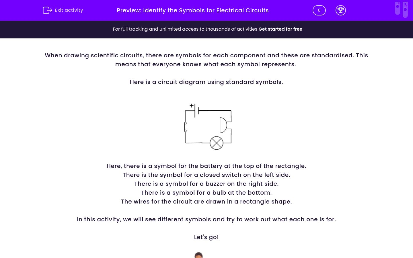 Identify the Symbols for Electrical Circuits Worksheet - EdPlace