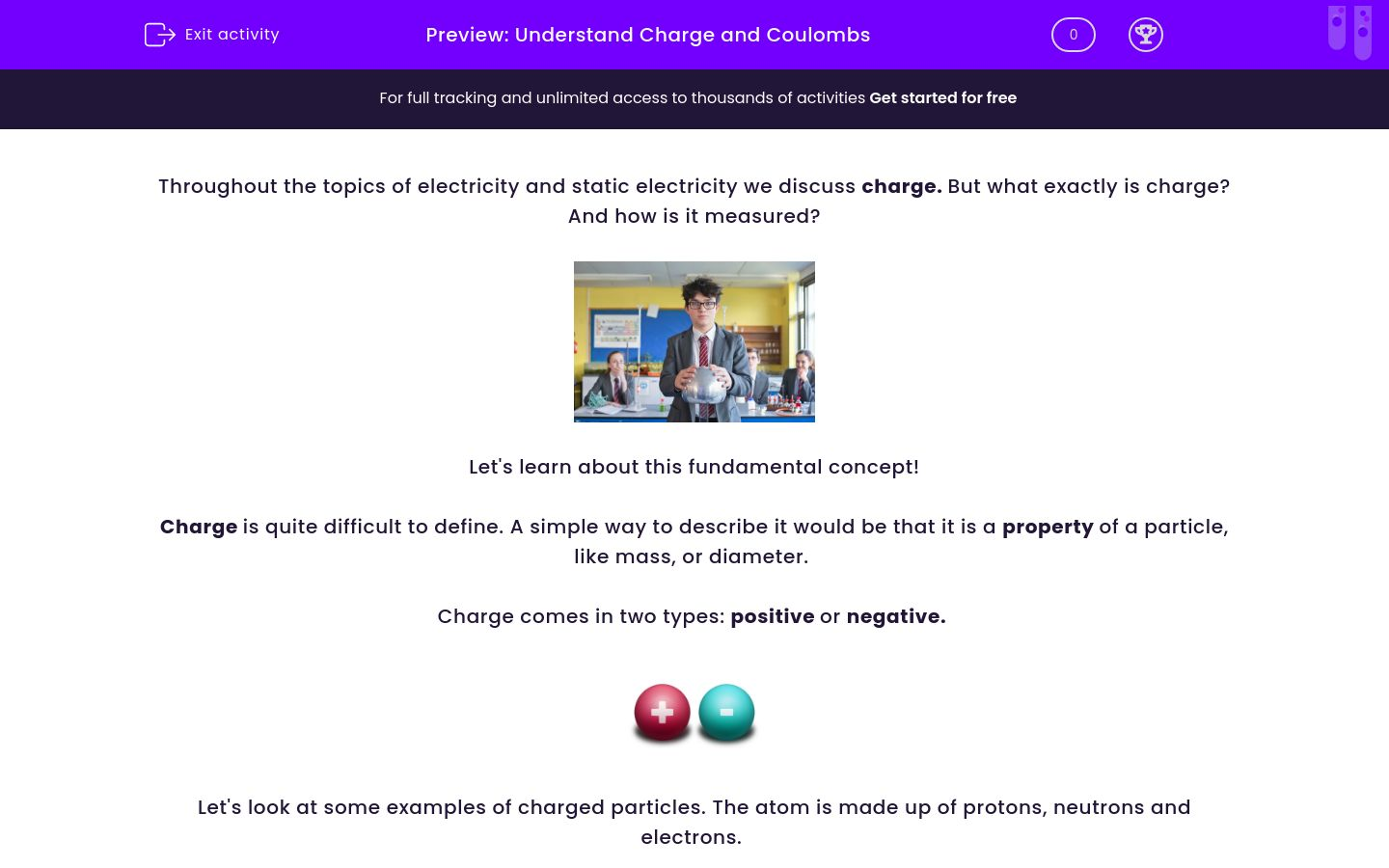 Understand Charge and Coulombs Worksheet - EdPlace