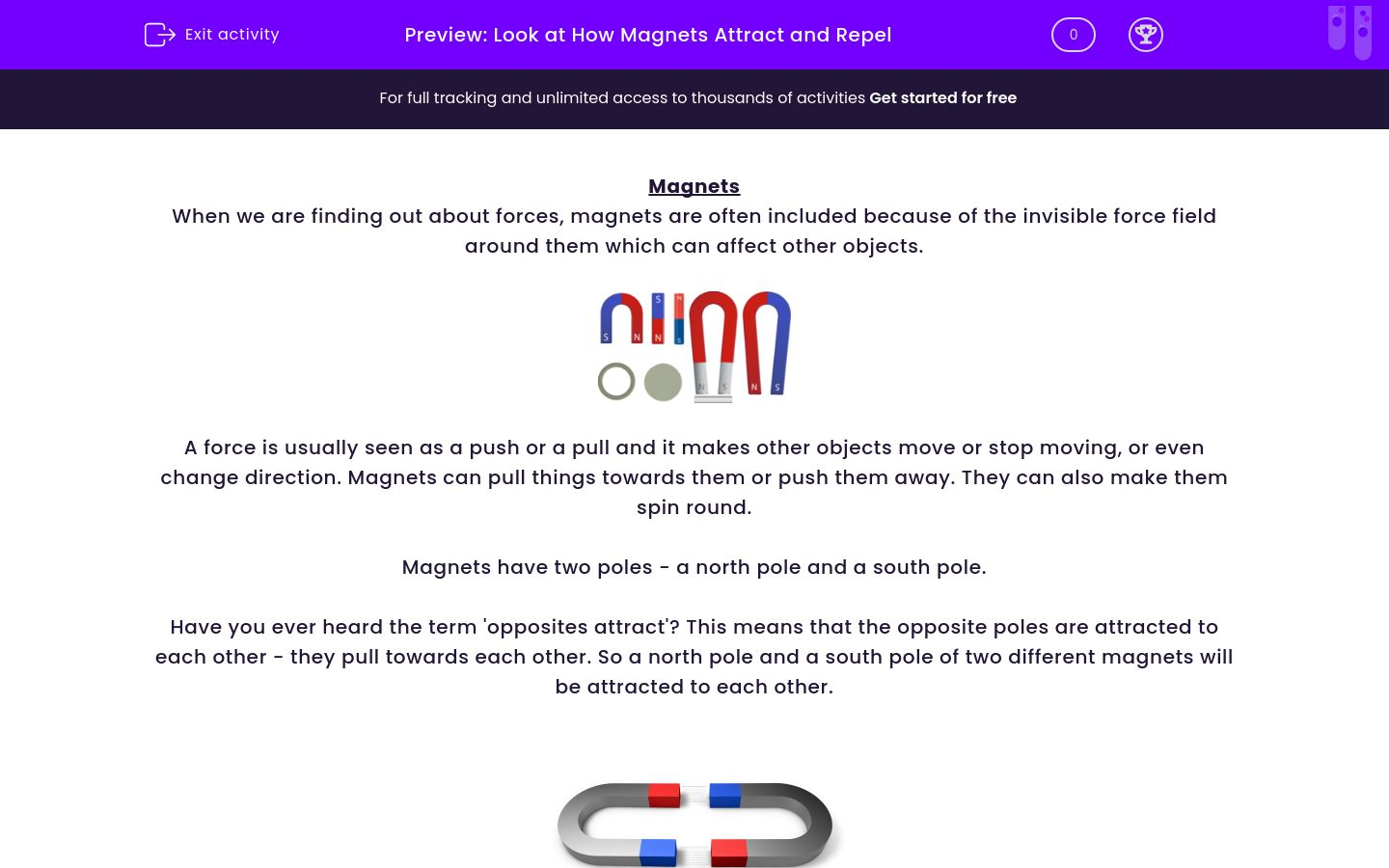 Look at How Magnets Attract and Repel Worksheet - EdPlace