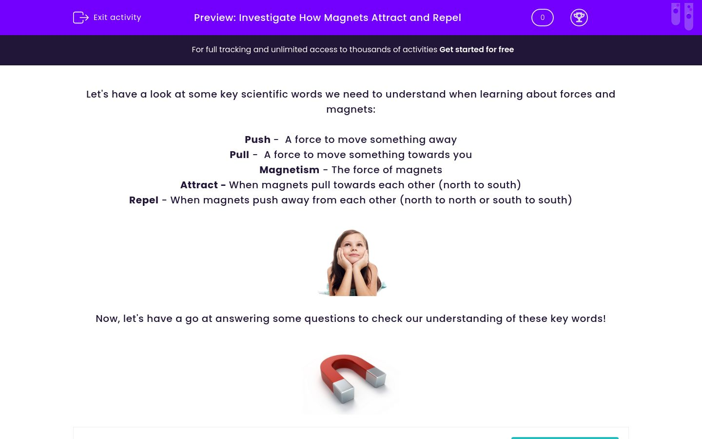 Investigate How Magnets Attract and Repel Worksheet - EdPlace