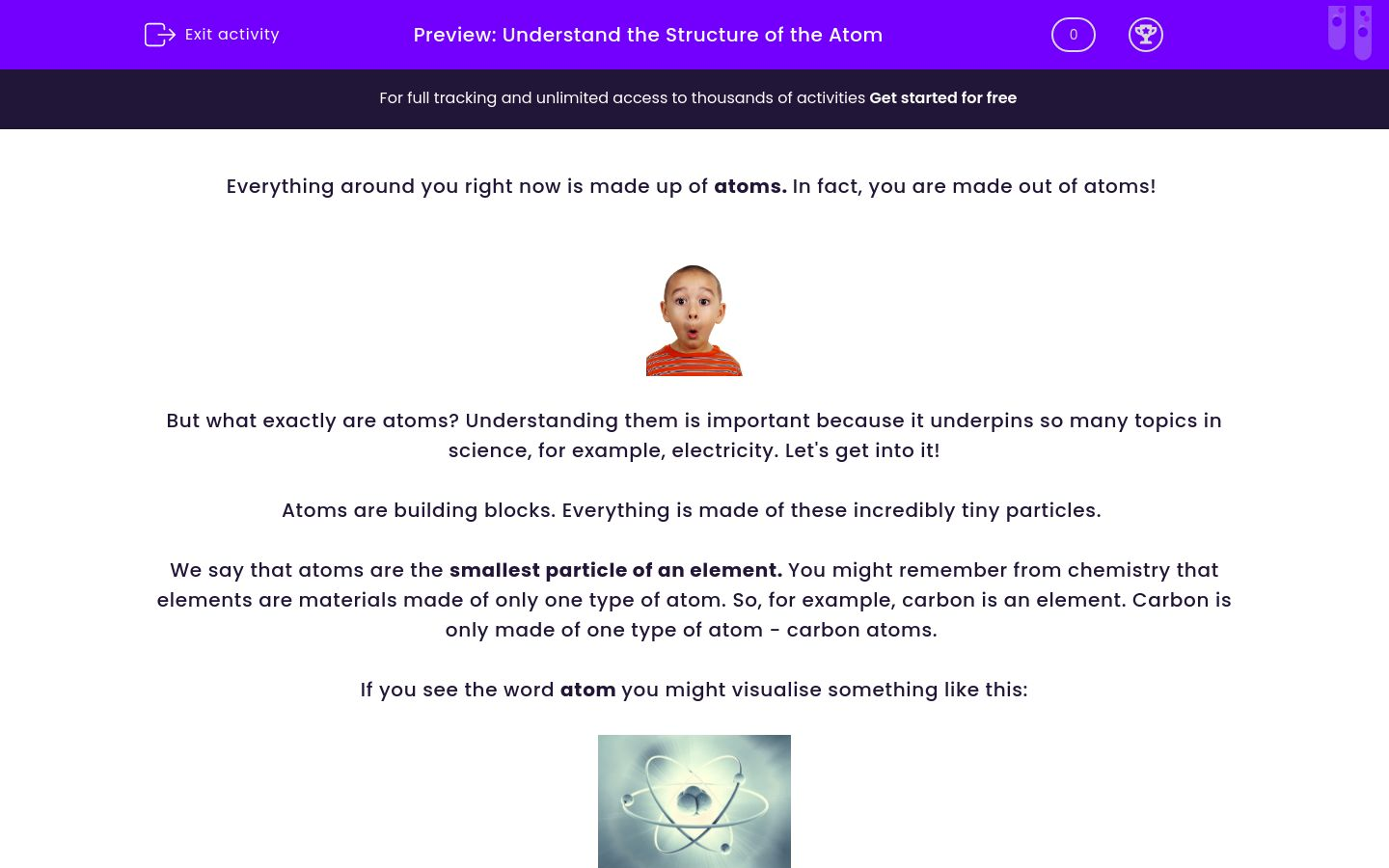 Understand the Structure of the Atom Worksheet - EdPlace