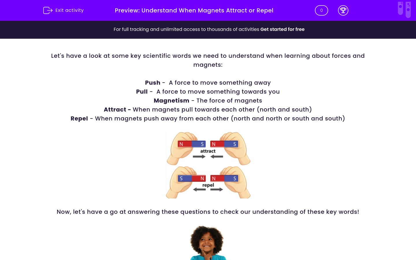 Understand When Magnets Attract or Repel Worksheet - EdPlace