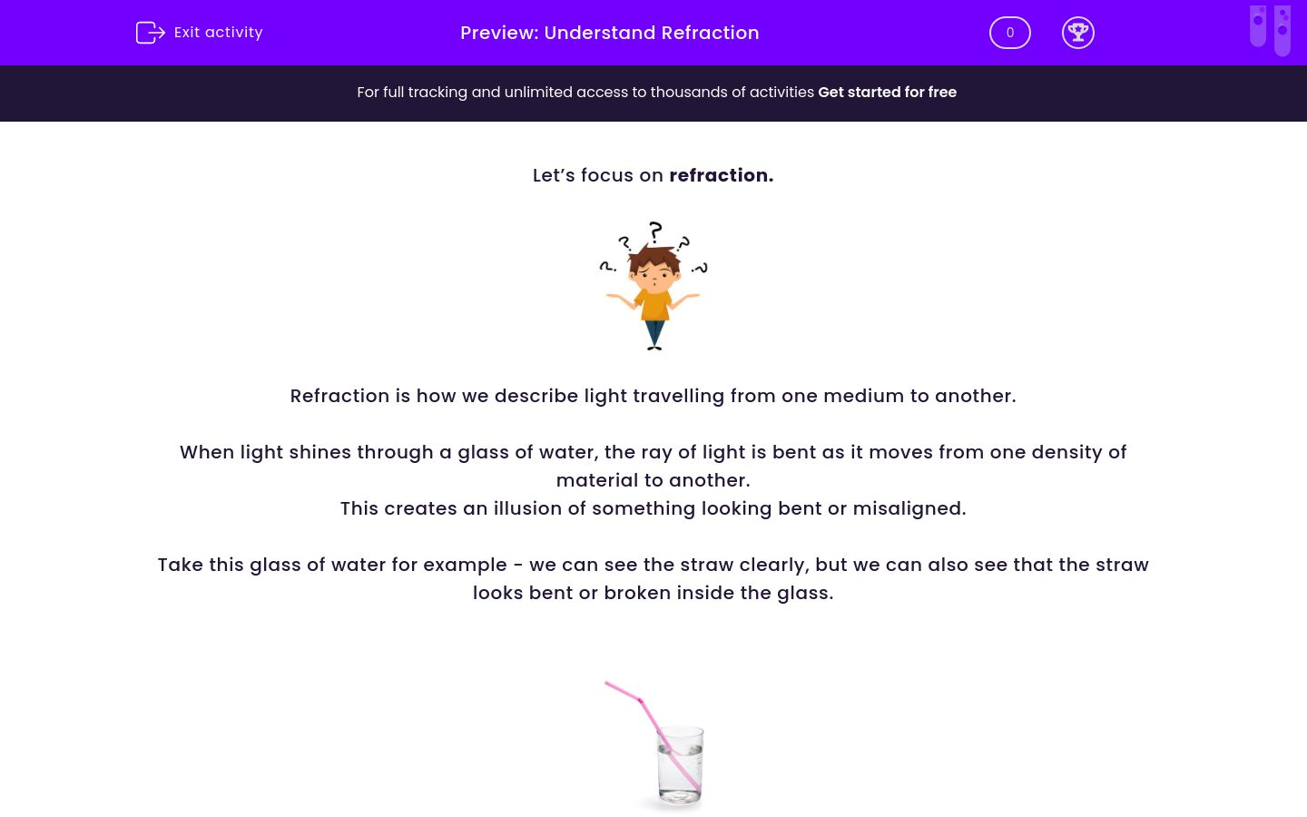 Understand Refraction Worksheet - EdPlace