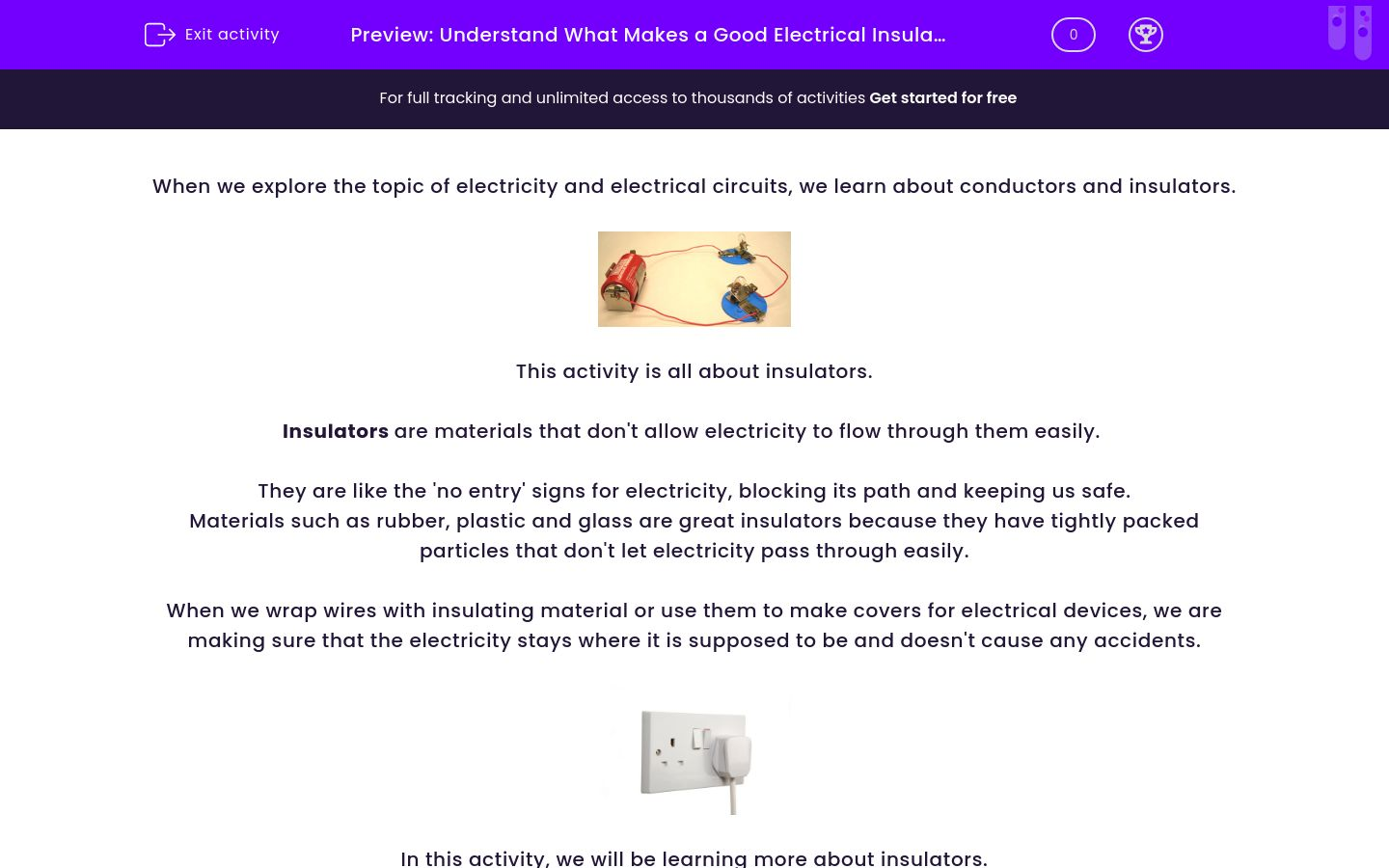 Understand What Makes a Good Electrical Insulator Worksheet - EdPlace