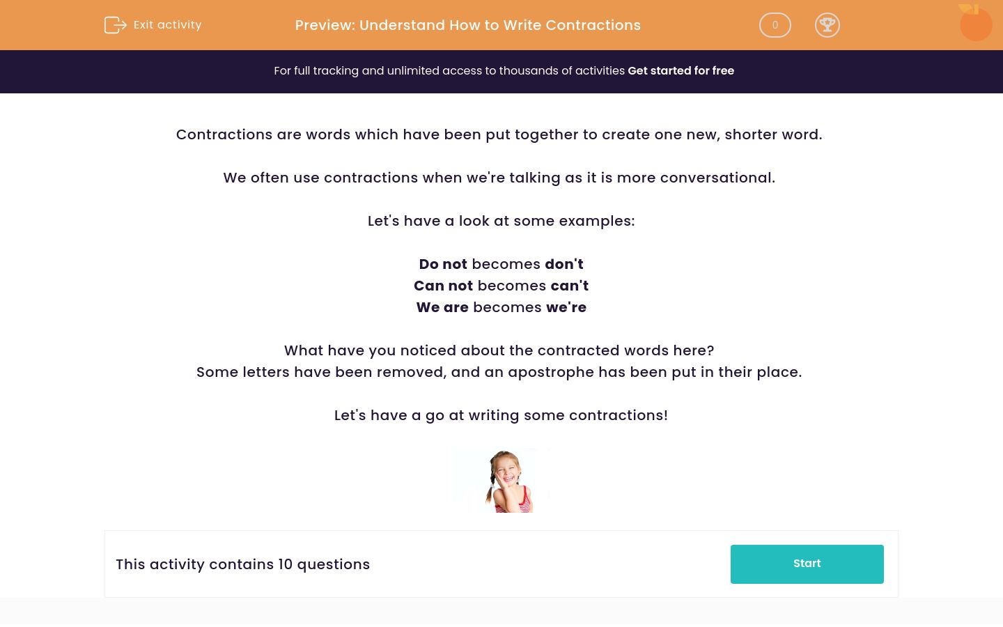 Understand How to Write Contractions Worksheet - EdPlace