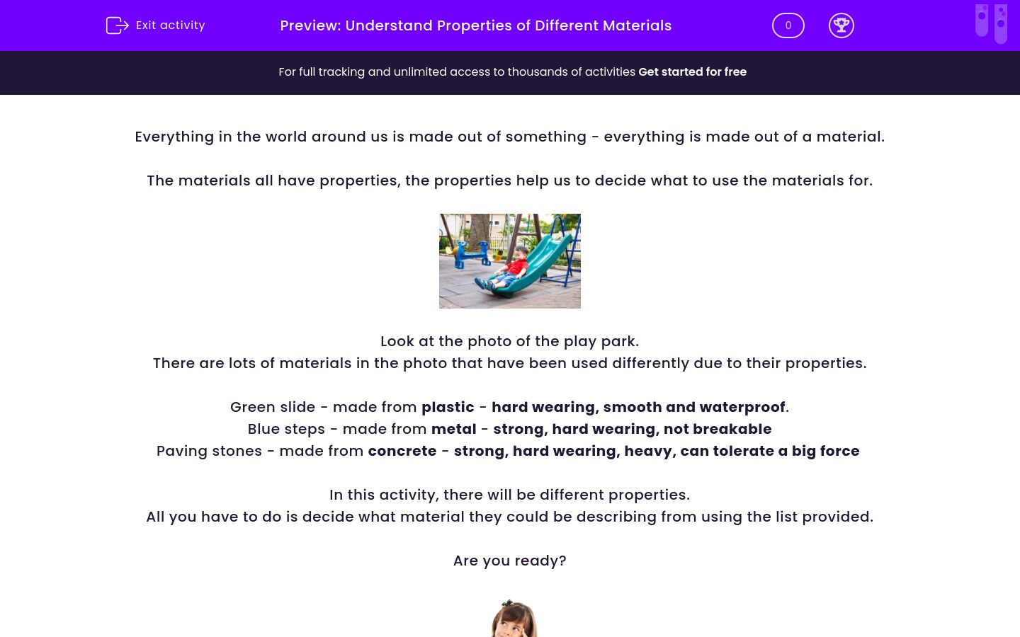 Understand Properties of Different Materials Worksheet - EdPlace