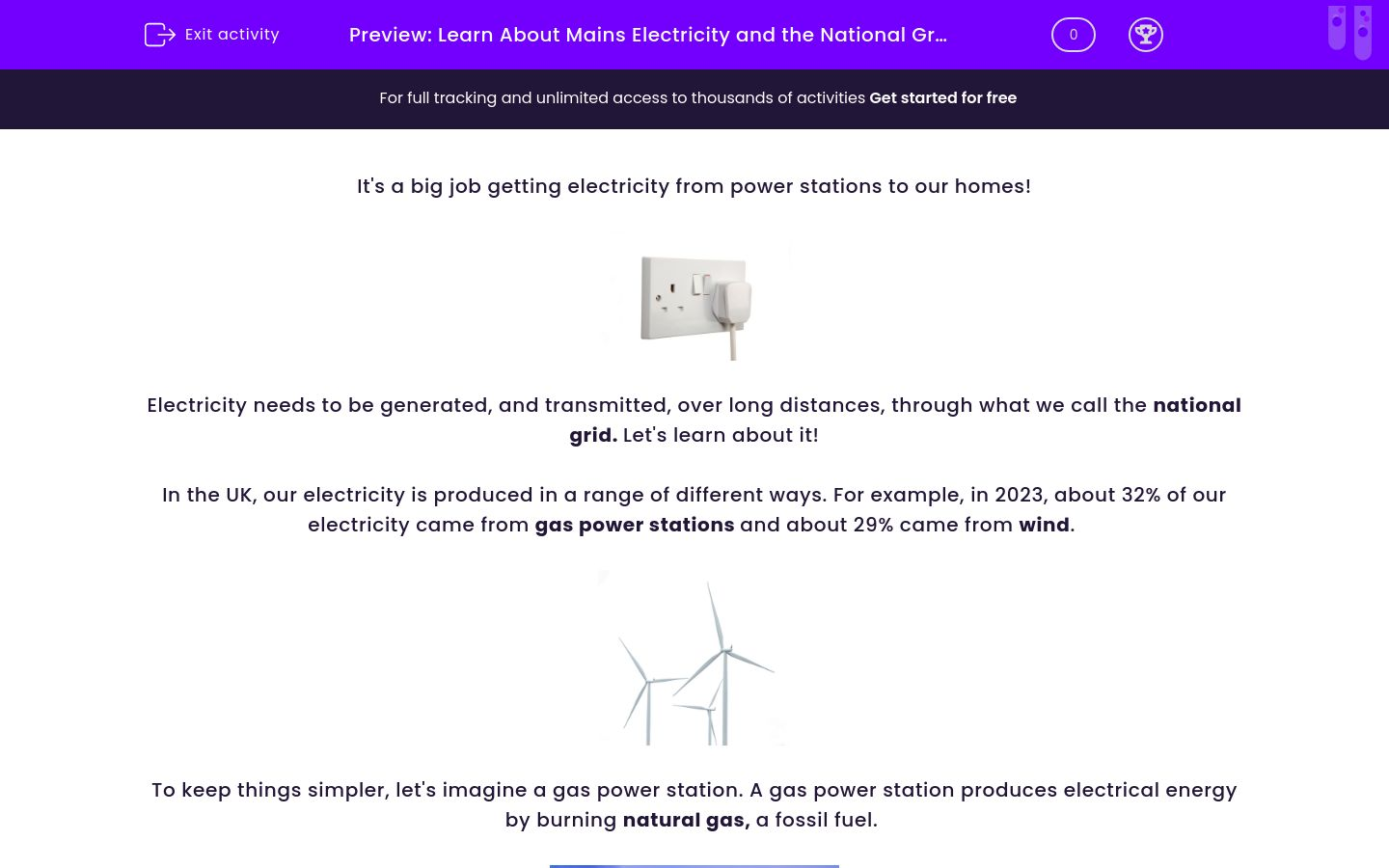 Learn About Mains Electricity and the National Grid Worksheet - EdPlace