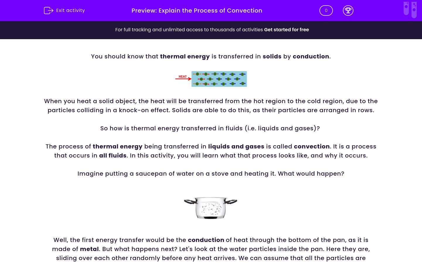 Explain the Process of Convection Worksheet - EdPlace
